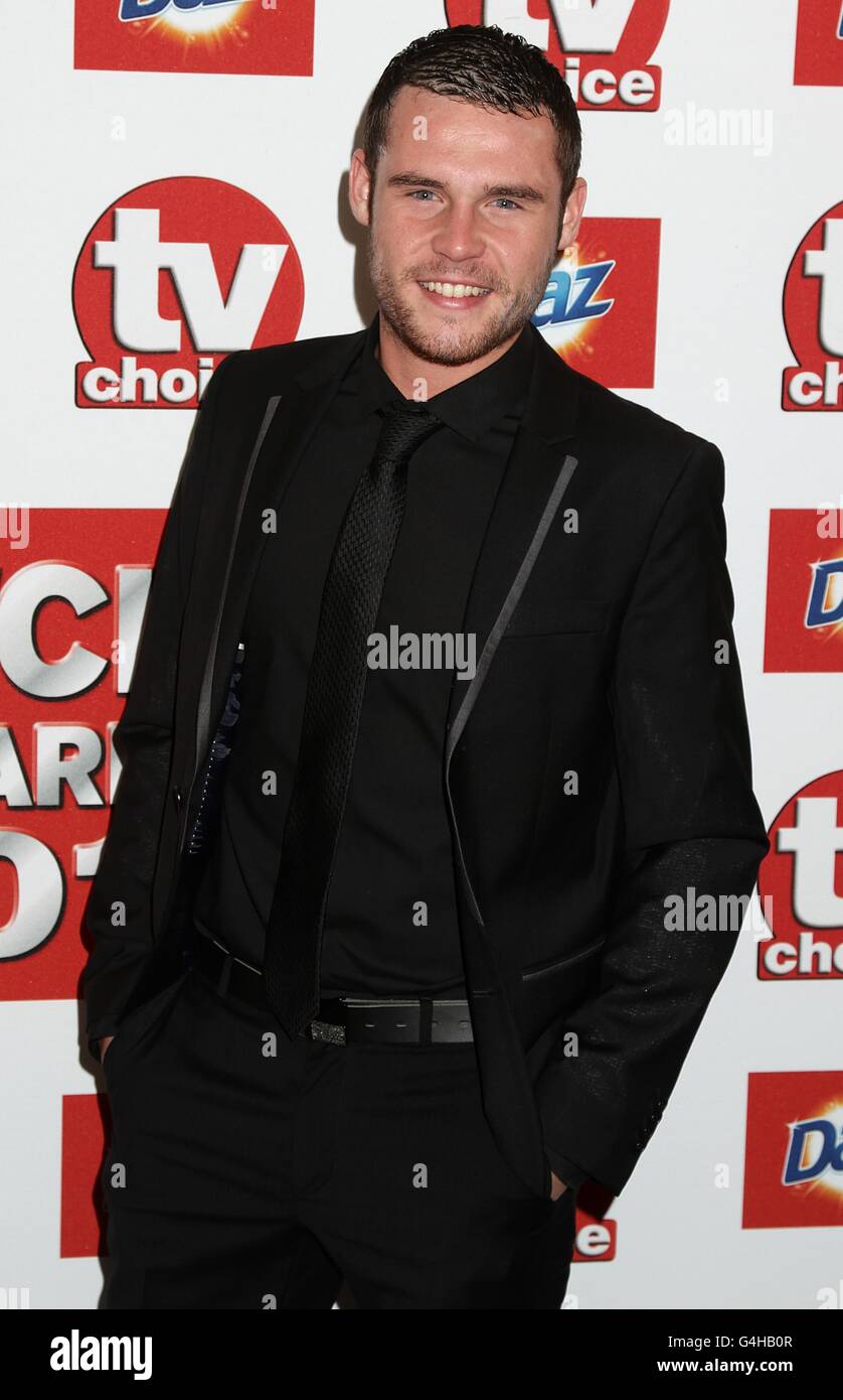 Danny Miller arriving for the 2011 TV Choice Awards at The Savoy ...