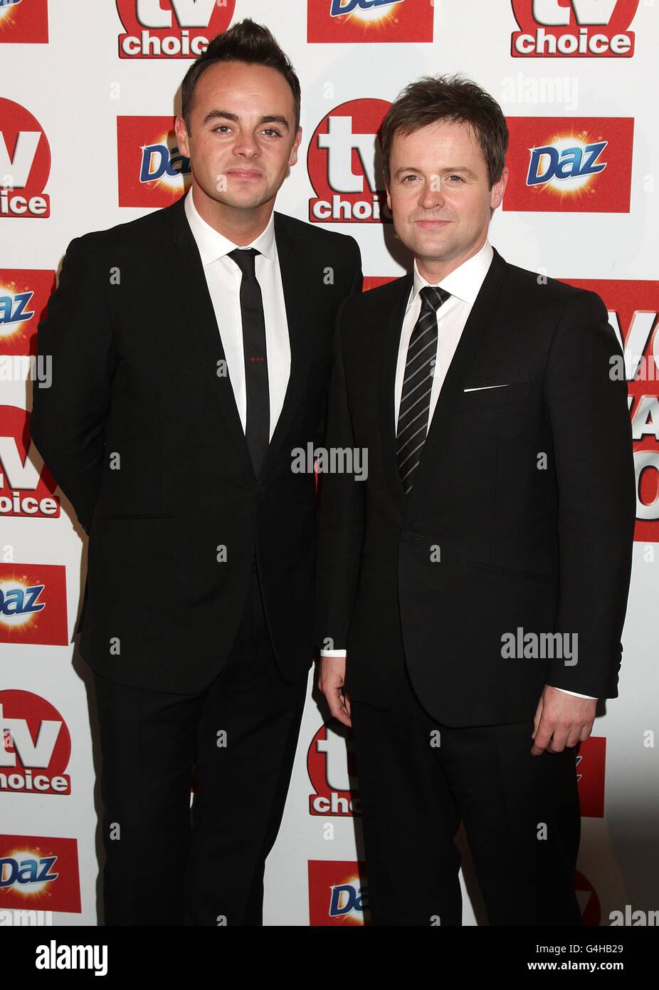 TV Choice Awards - London. Ant McPartlin and Declan Donnelly arriving ...
