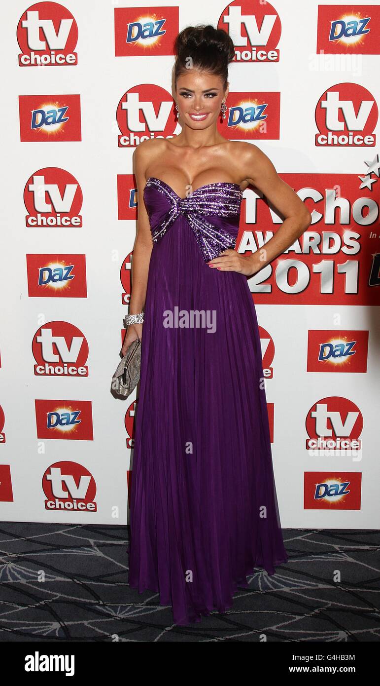 Chloe simms arriving 2011 tv choice awards savoy hi-res stock ...