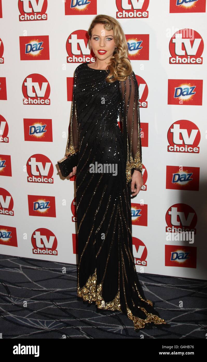 TV Choice Awards - London. Lydia Bright arriving for the 2011 TV Choice ...
