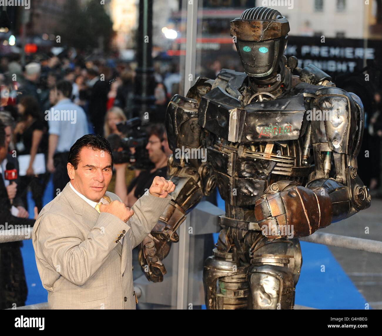 Paddy Doherty arriving for the premiere of Real Steel at the Empire ...