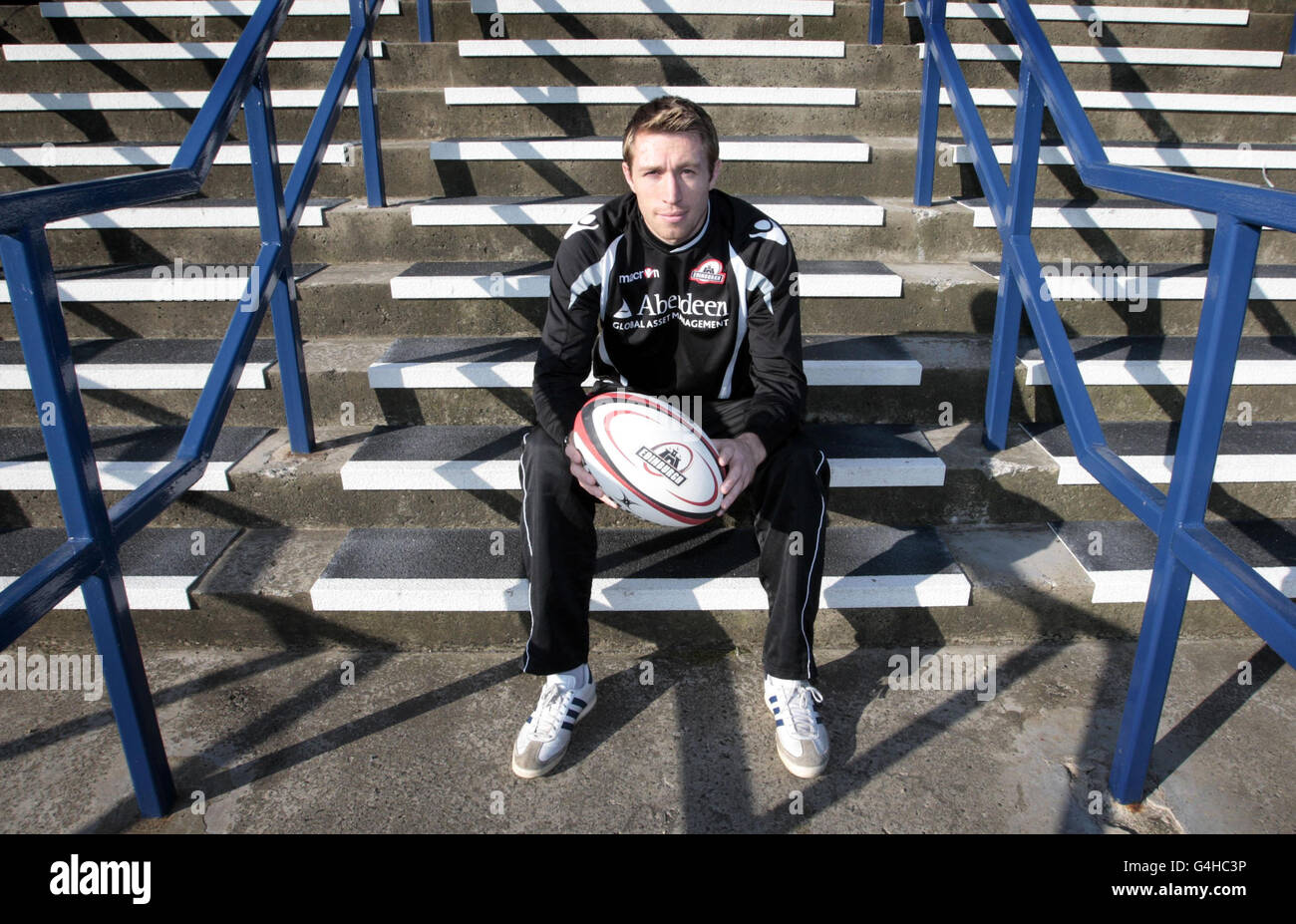 Rugby Union - Edinburgh Rugby Team Announcement - Murrayfield Stock ...
