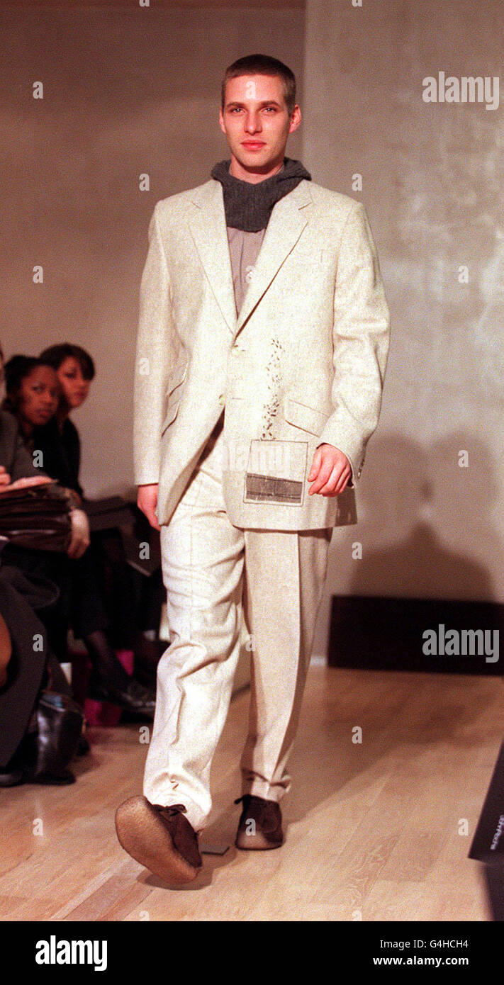 John Rocha fashion/cream suit Stock Photo - Alamy