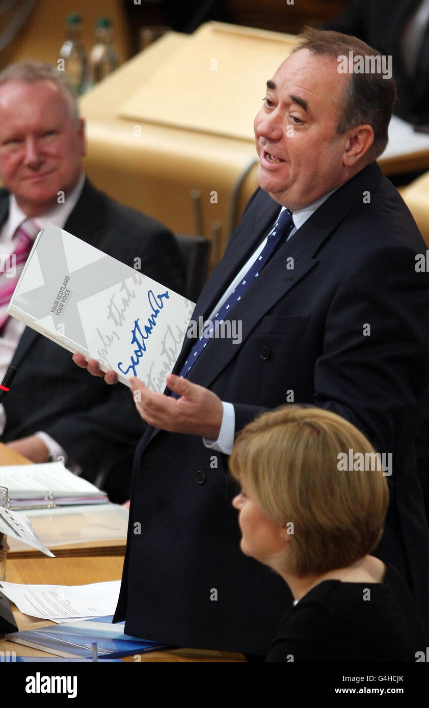First Ministers Question Time Stock Photo - Alamy