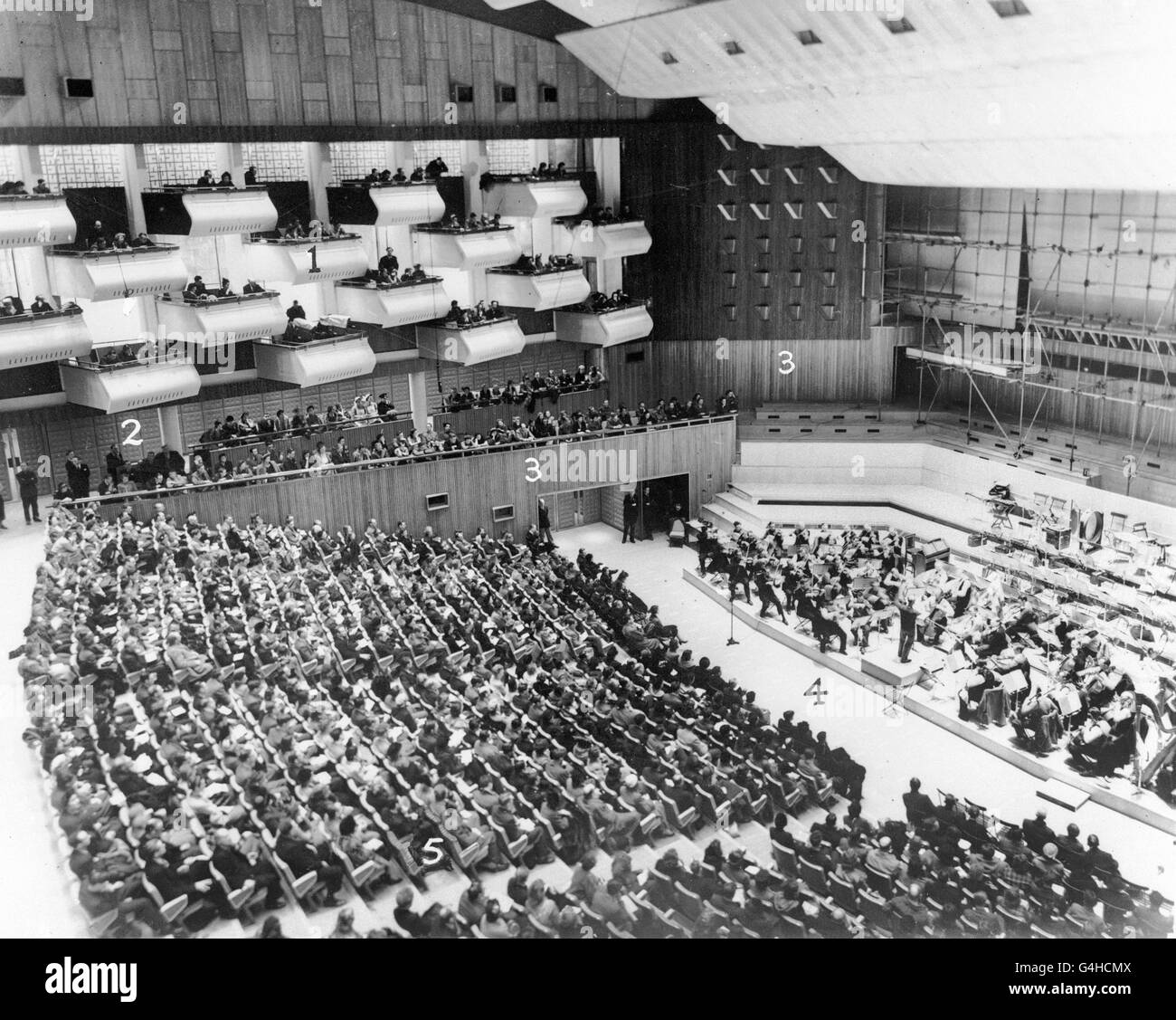 Royal festival hall concert interior hi-res stock photography and ...