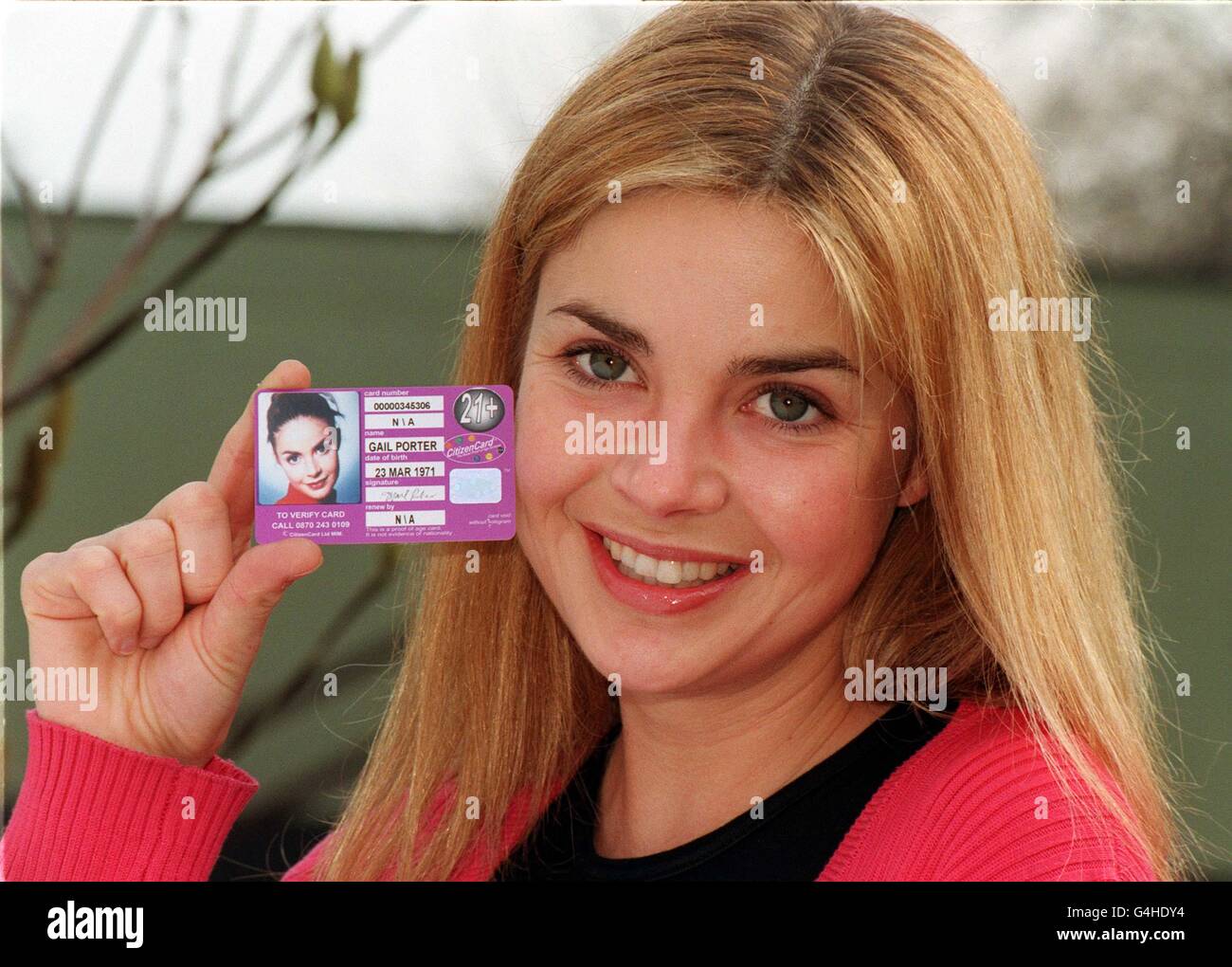 Proof of age card hi-res stock photography and images - Alamy