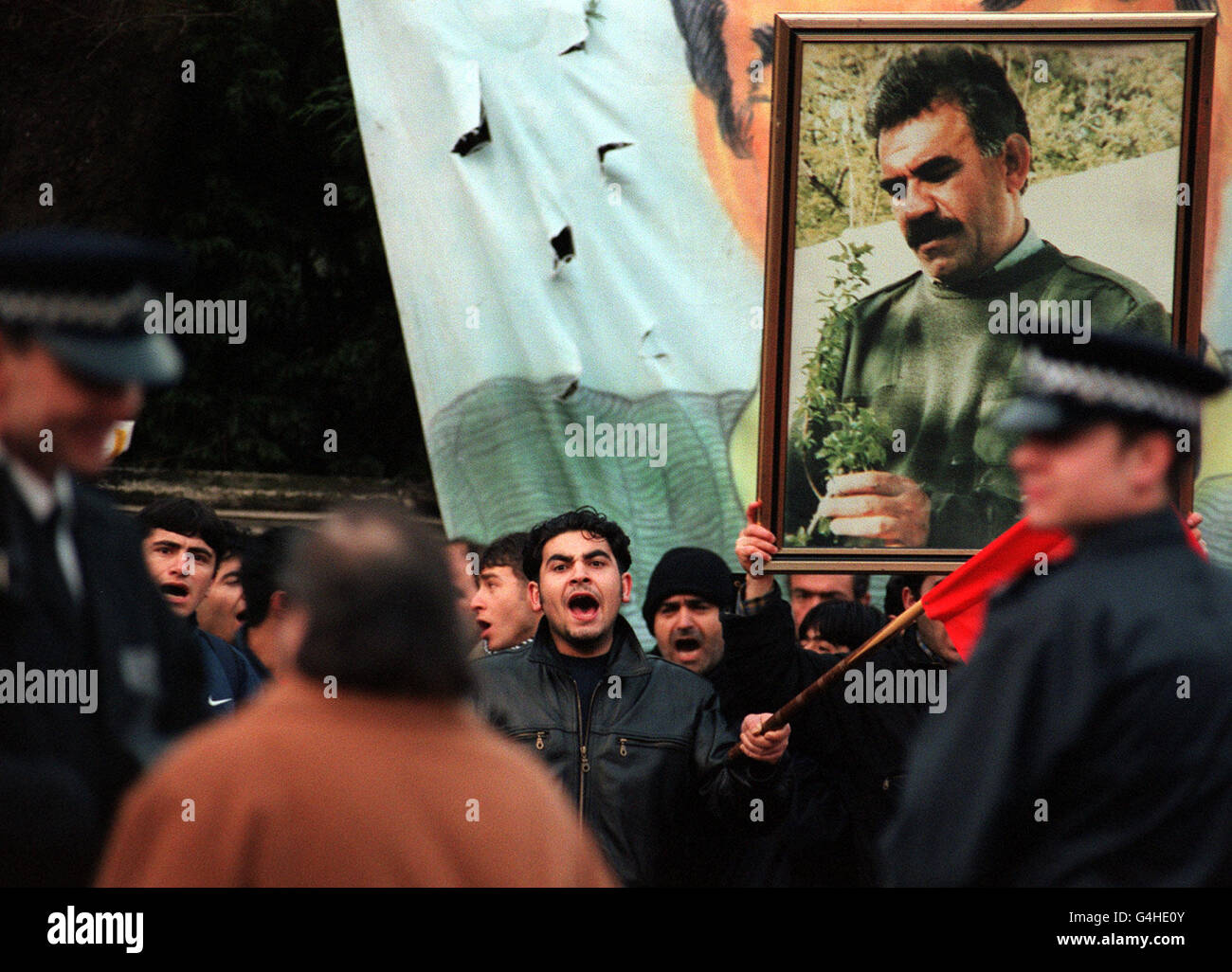 Abdullah ocalan flag hi-res stock photography and images - Alamy