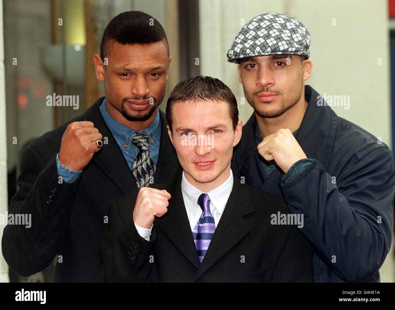 Three of the contenders who will be boxing on the undercard of Frank ...