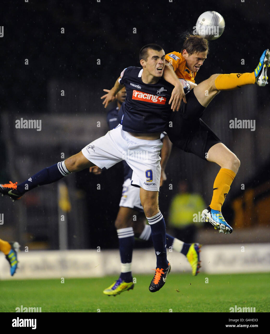 Wolverhampton Wanderers' Richard Stearman and Millwall's John Marquis ...