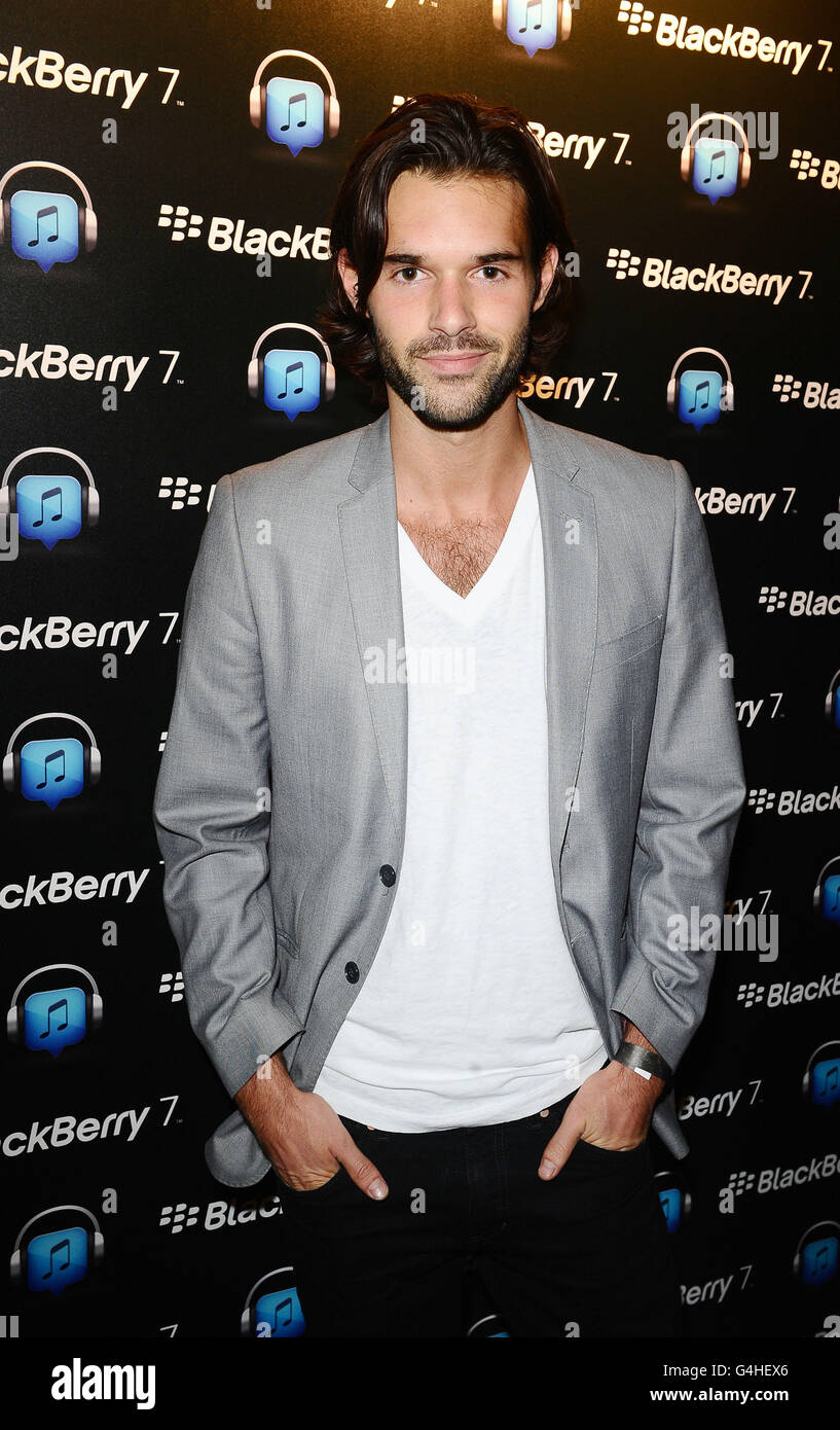 Bobby Sabel arrives at the launch of the Blackberry 7 Smartphone ...