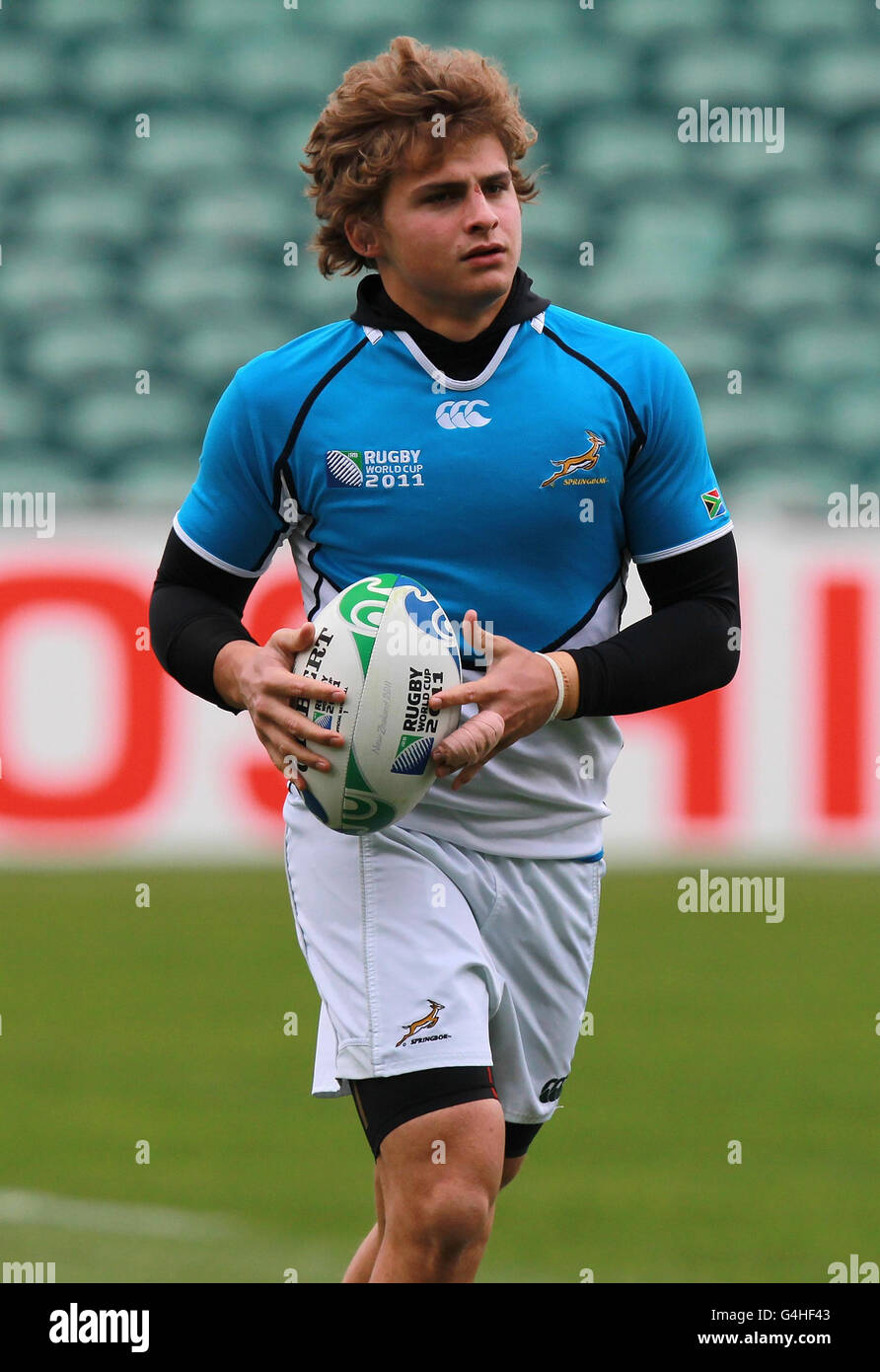 South africas pat lambie captains run north harbour stadium hi-res ...