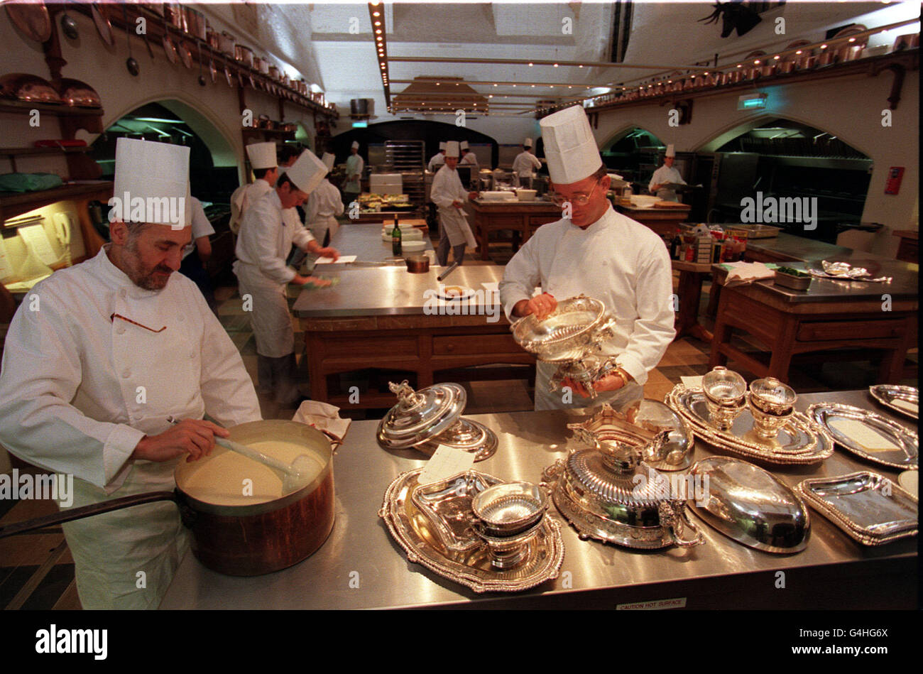 WINDSOR CASTLE KITCHENS Stock Photo - Alamy