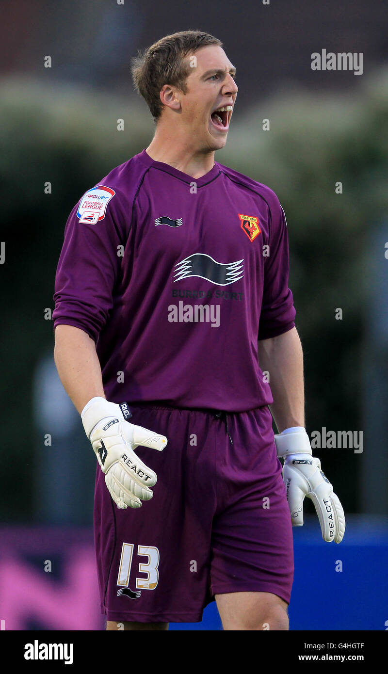 Watford goalkeeper rene gilmartin hi-res stock photography and images ...