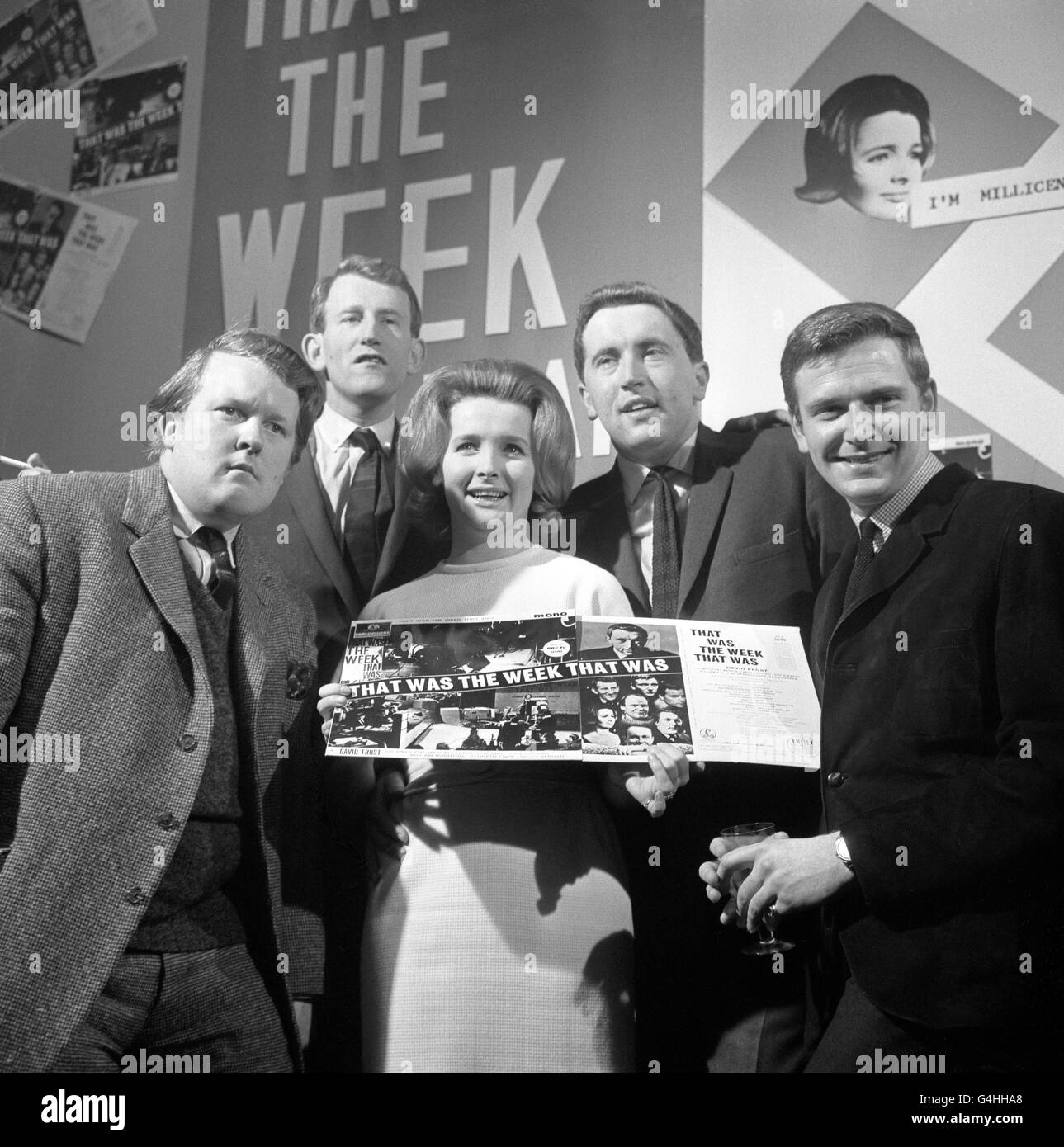 Tv show launch Black and White Stock Photos & Images - Alamy