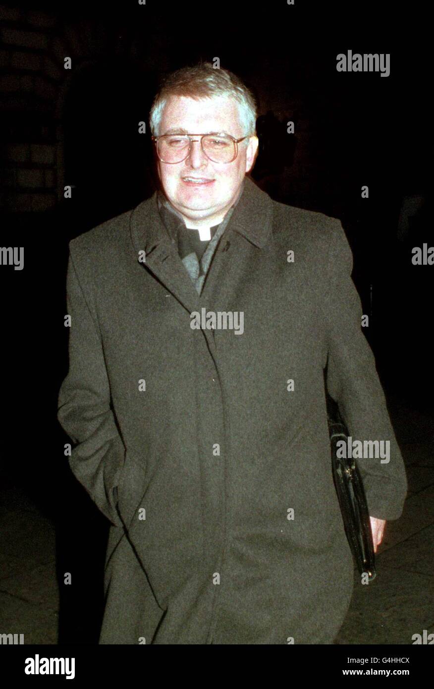 Father Noel Barry, press secretary for Cardinal Thomas Winning, leader ...
