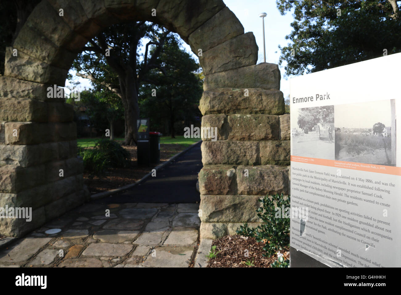 Enmore Park, Marrickville in Sydney, Australia Stock Photo - Alamy