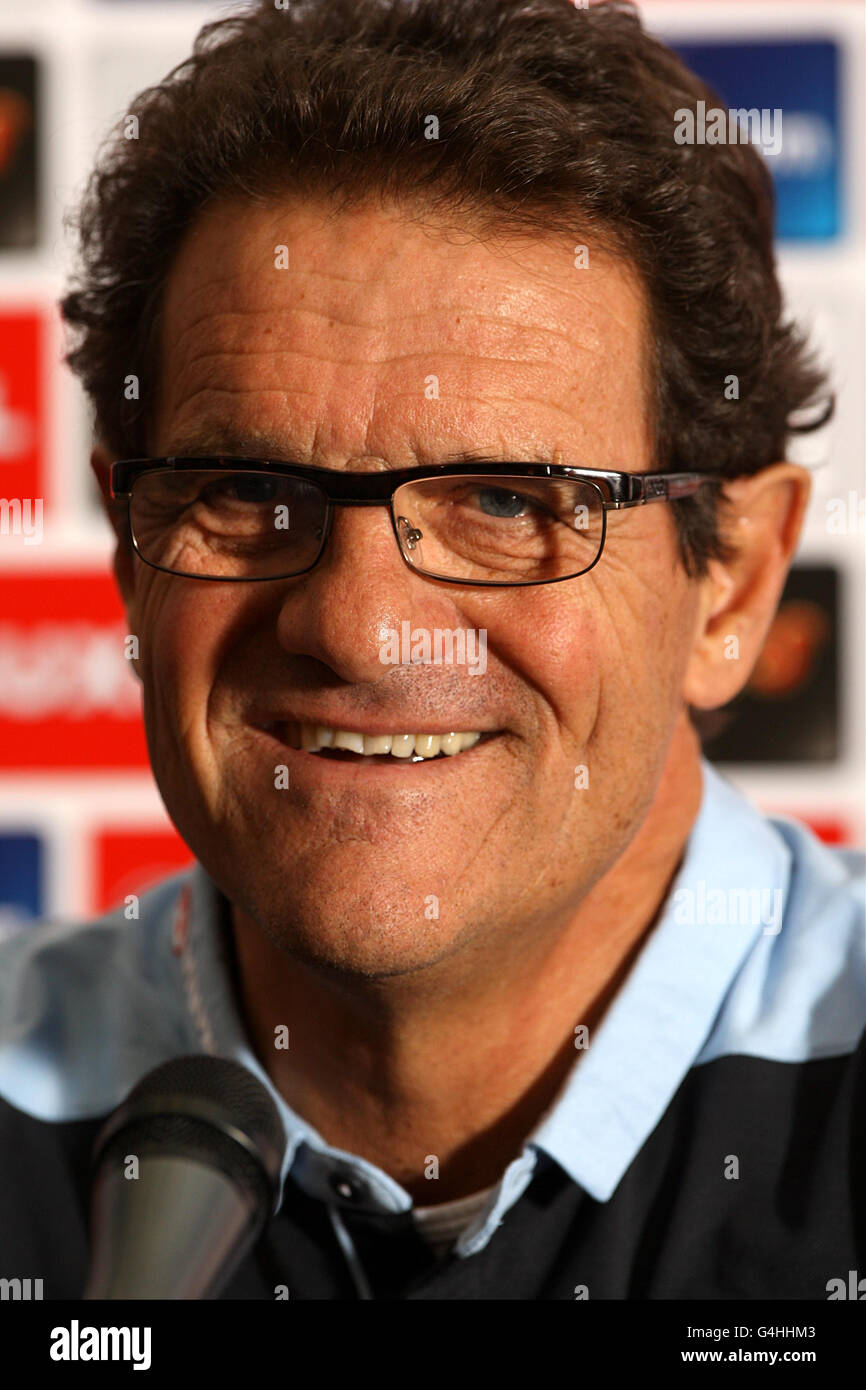 England manager fabio capello press conference wembley stadium hi-res ...