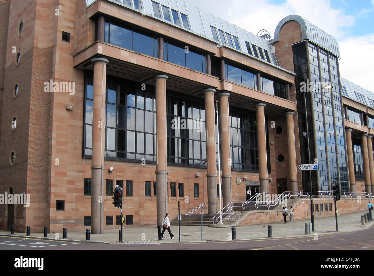 A general view of Newcastle Crown court, where the inquest into the ...