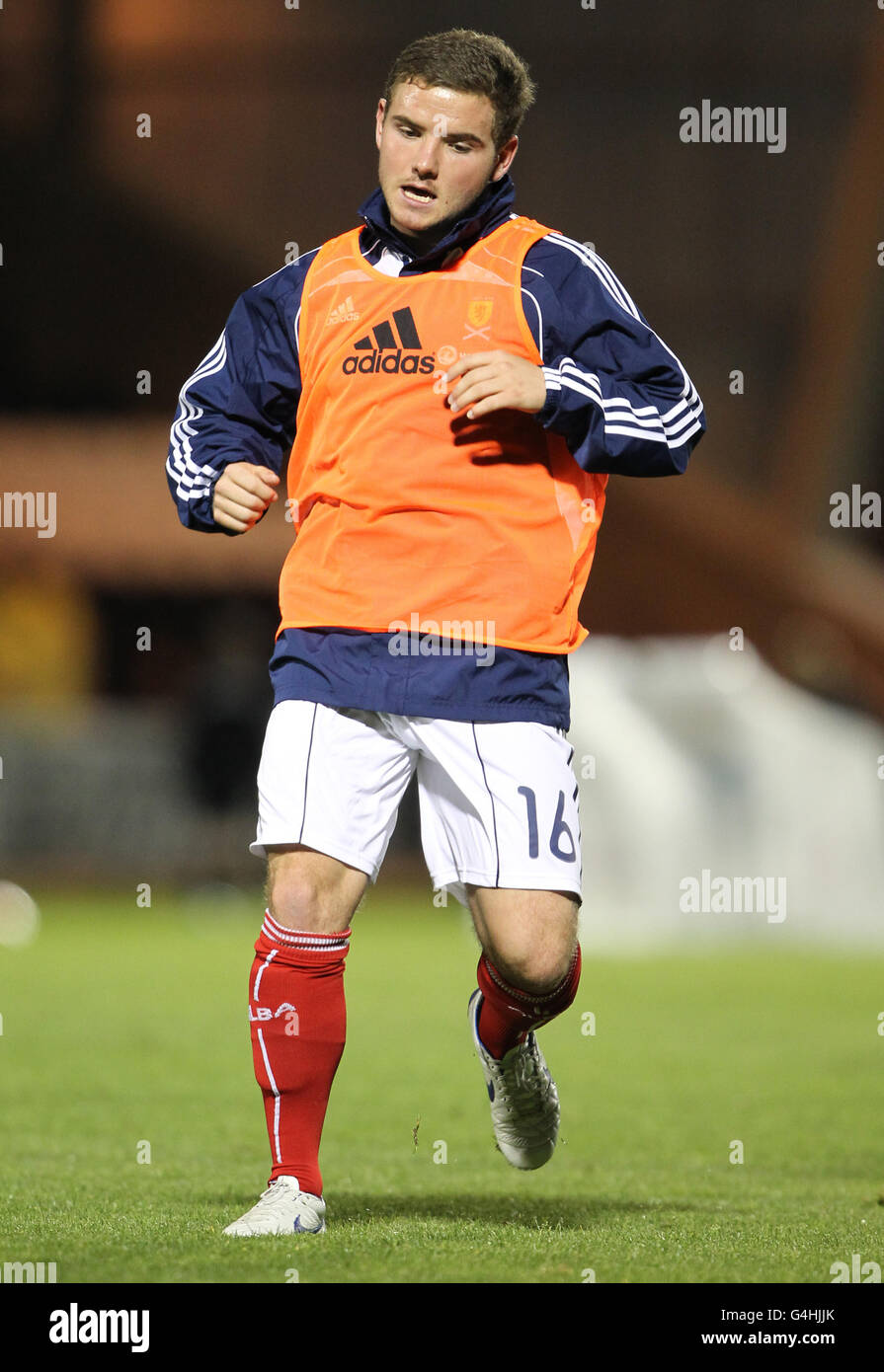 Scotland's Alex MacDonald during a European Under 21 Championship ...