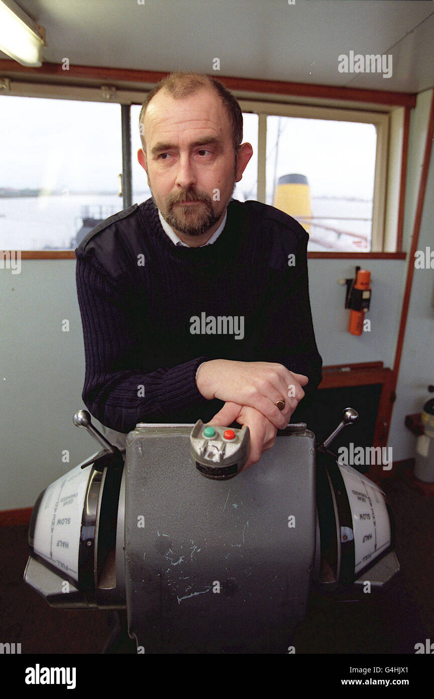 Captain Roy Potter, of the Hounslow, pictured on the day that the ...