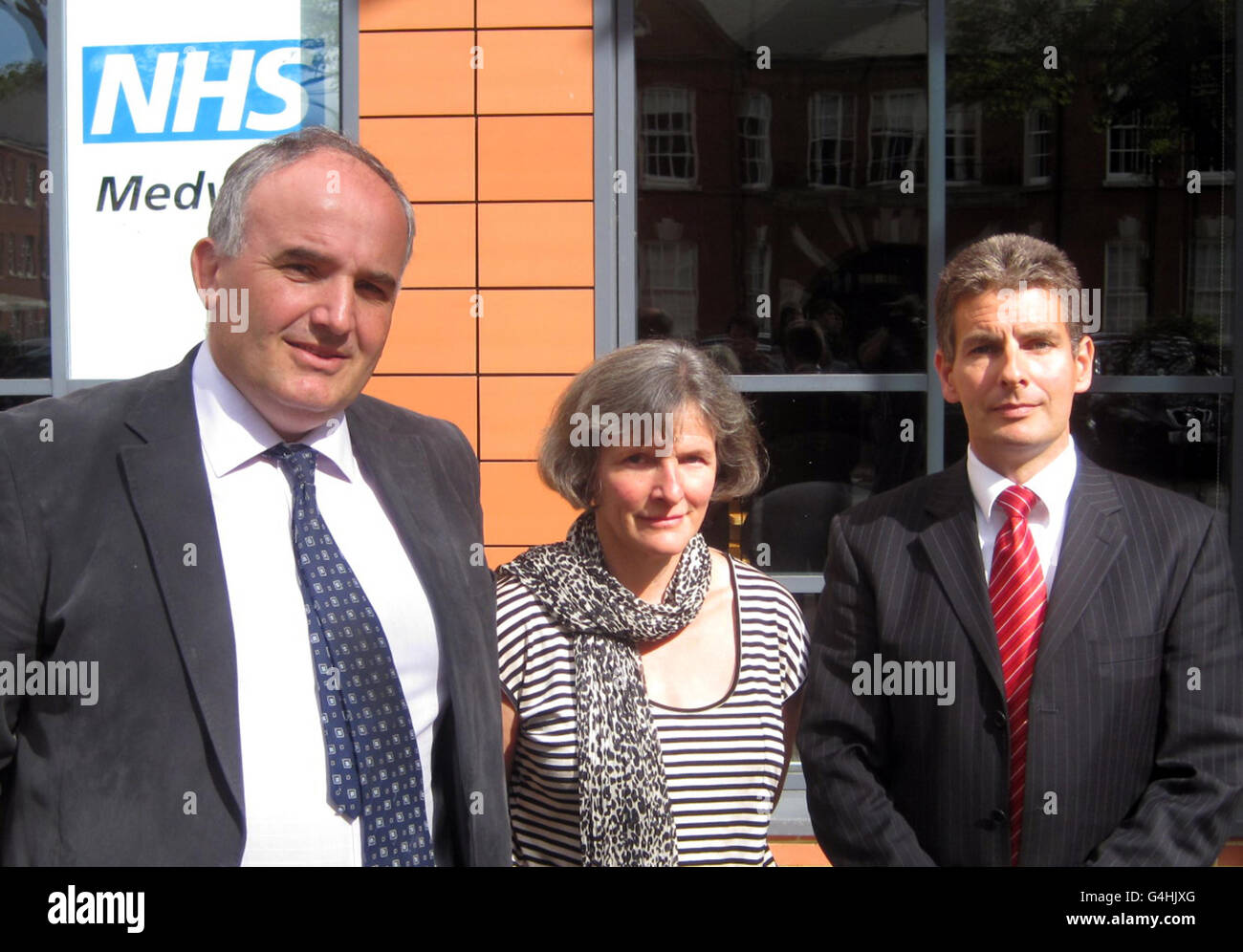 (Left to right) Dr James Thallon, co-medical director for NHS Kent and ...