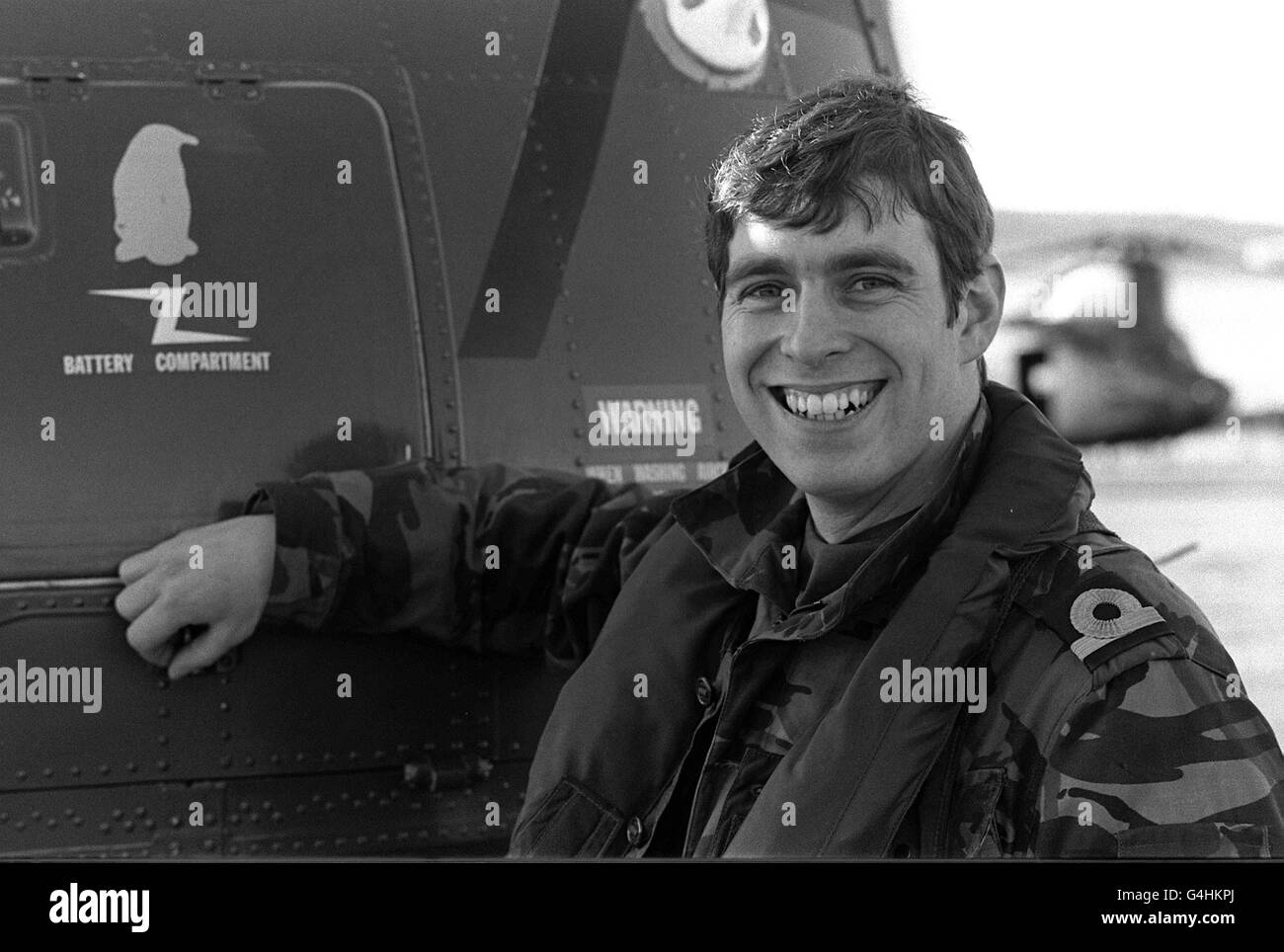 Prince andrew uniform Black and White Stock Photos & Images - Alamy