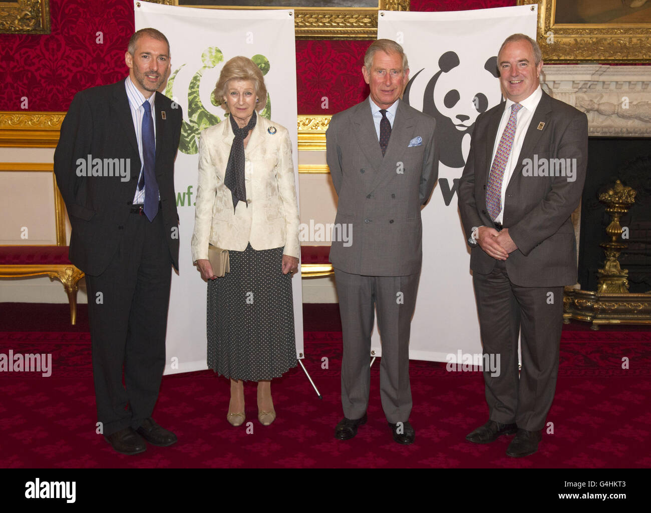 The Prince of Wales meets Princess Alexandra, Chief Executive David ...