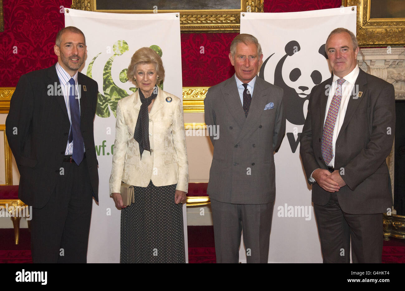 The Prince of Wales meets Princess Alexandra, Chief Executive David ...