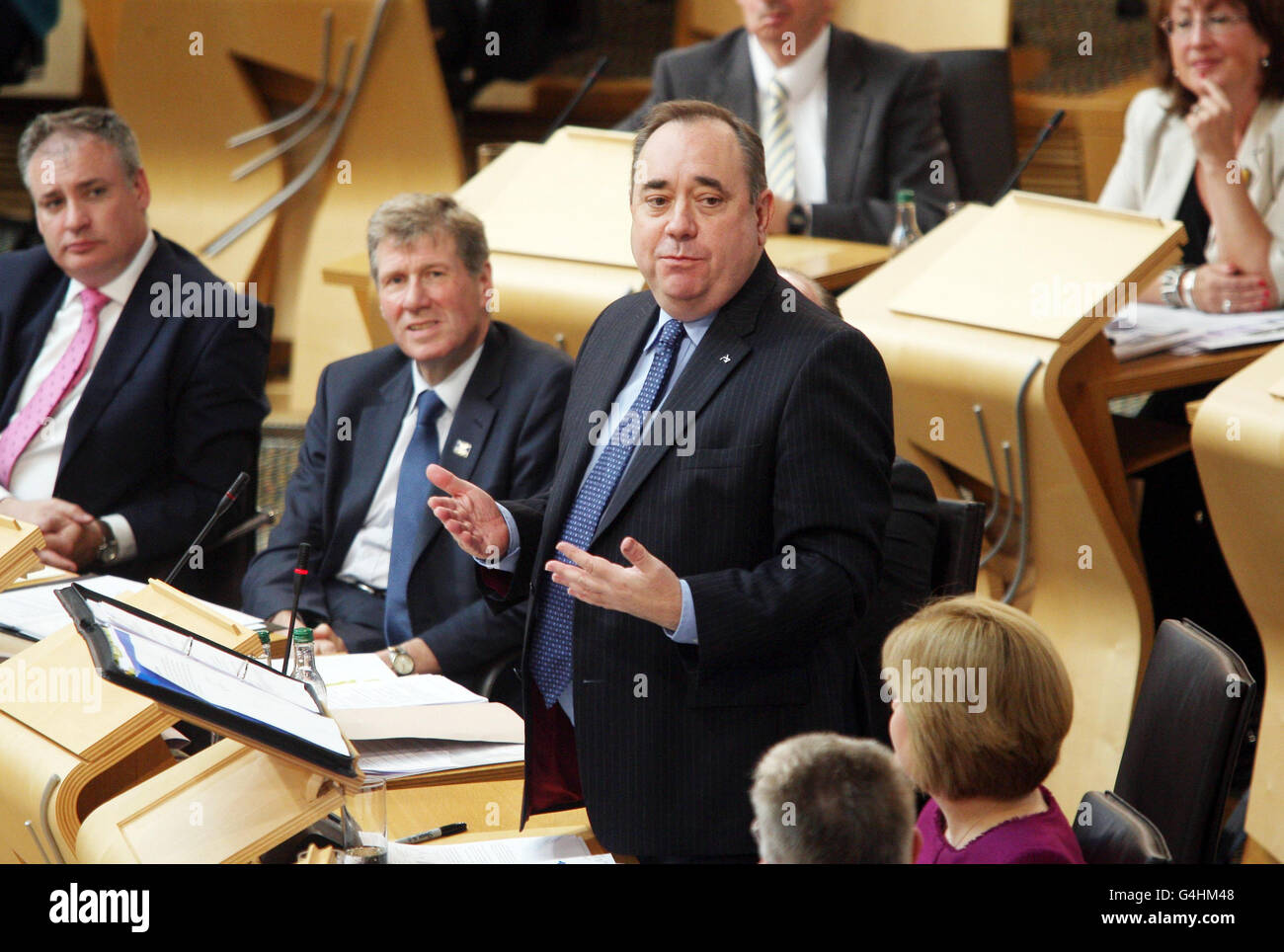 Scottish First Minister's Question Time Stock Photo - Alamy