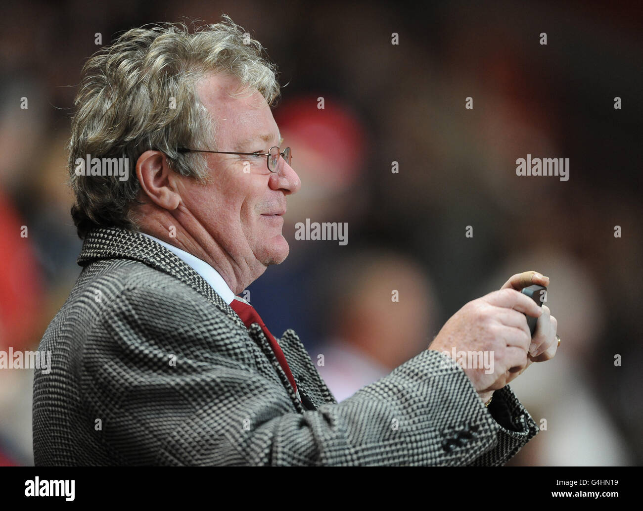 Comedian Jim Davidson before the game between Charlton Athletic and ...