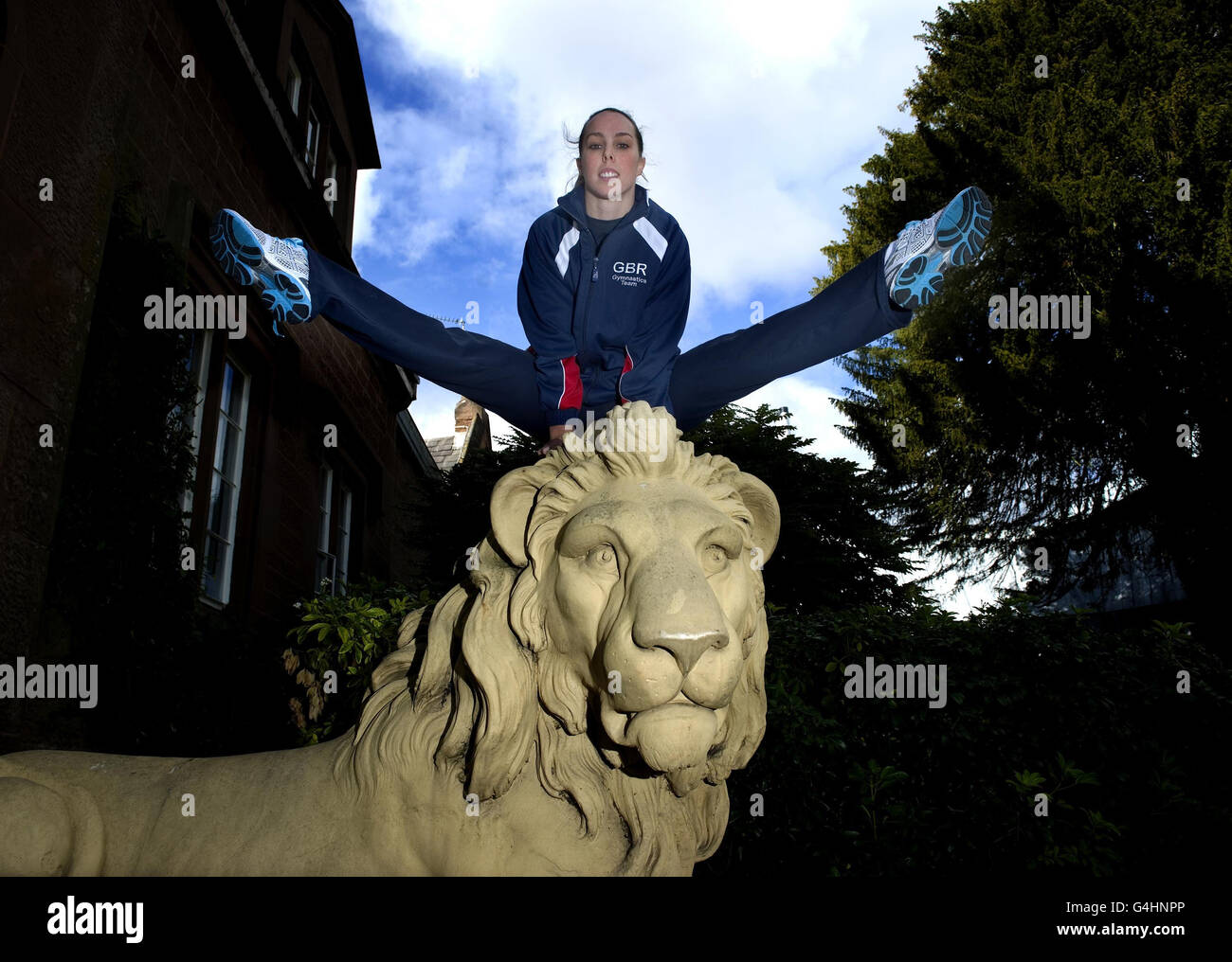 Beth tweddle poses media day lilleshall national sports centre hi-res ...
