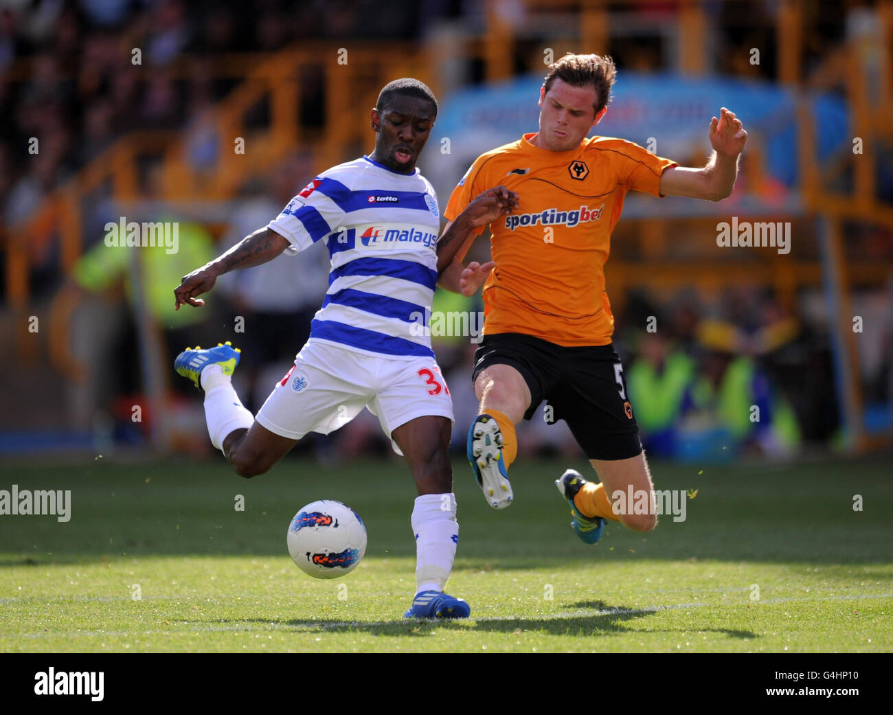Soccer wolves qpr stadium qpr stadium datacoapplies hi-res stock ...