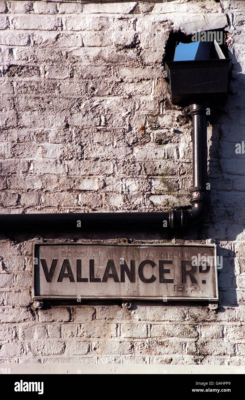 Vallance road the krays hi-res stock photography and images - Alamy