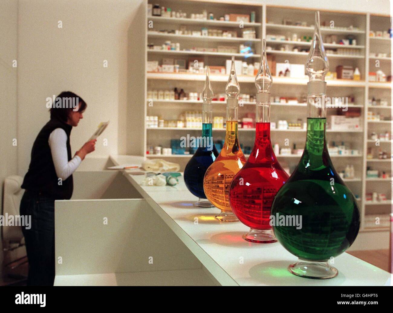 Pharmacy, an installation by Damien Hirst, which features in the Tate ...