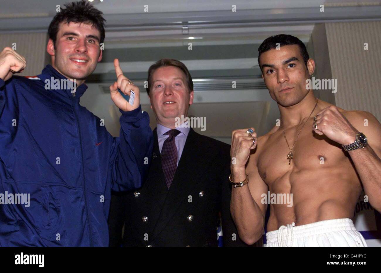 Boxing/Calzaghe, Warren & Reid Stock Photo - Alamy