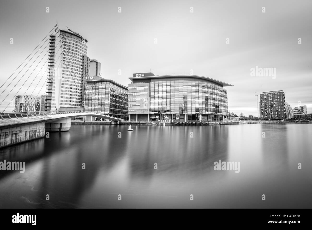 Salford quays metrolink bbc hi-res stock photography and images - Alamy