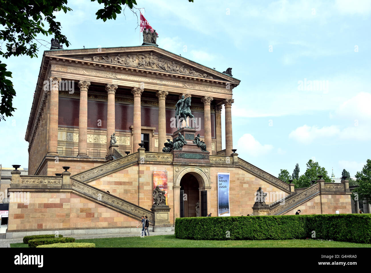 Old national gallery (Alte Nationalgalerie) on the museum island ...