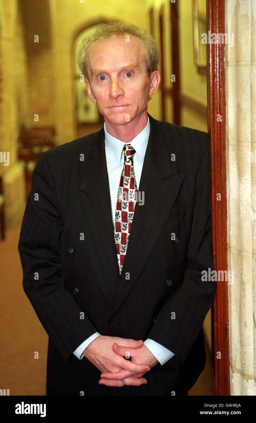Dundee West MP Ernie Ross at his Westminster office, resigned from a ...