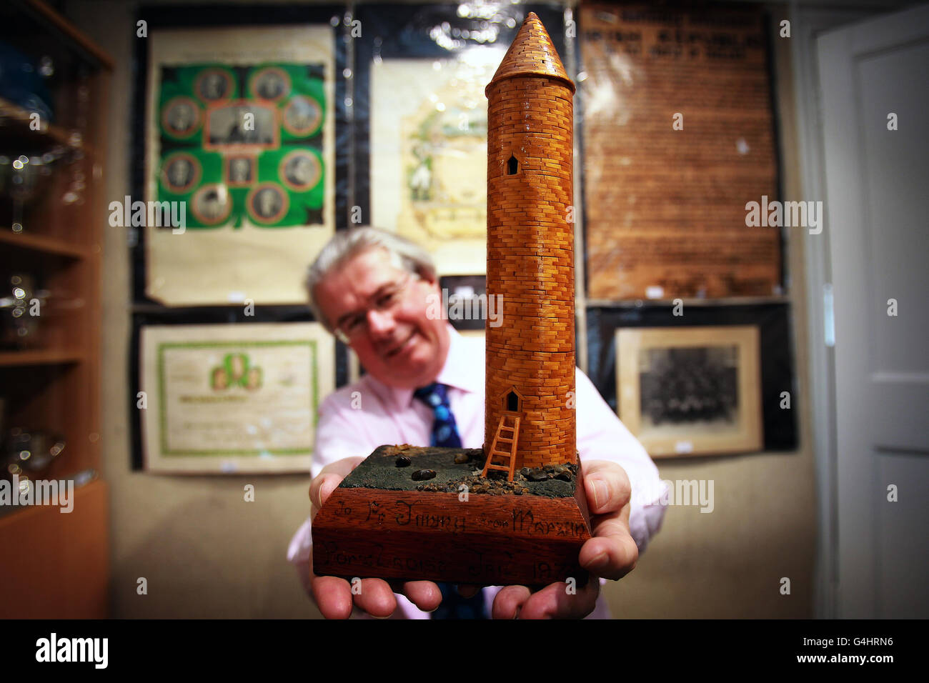 Ian Whyte of Whyte's Auctioneers in their showrooms in Dublin with an ...