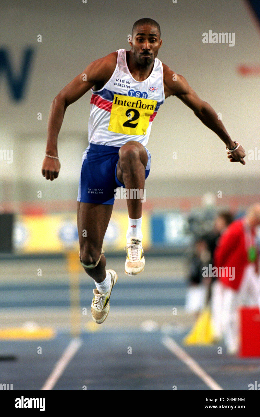 ATHLETICS. Great Britain's John Herbert in action during the Triple ...