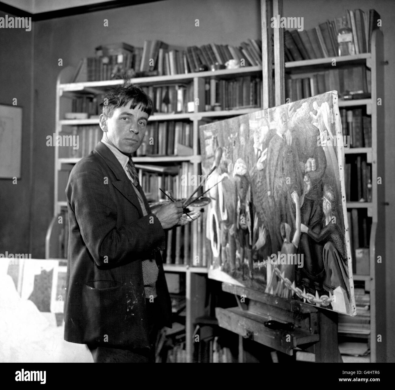 Stanley spencer resurrection Black and White Stock Photos & Images - Alamy