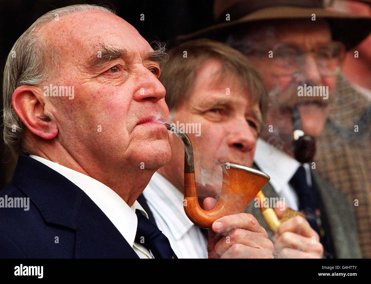 Lord smokes pipe/No Smoking Day Stock Photo - Alamy
