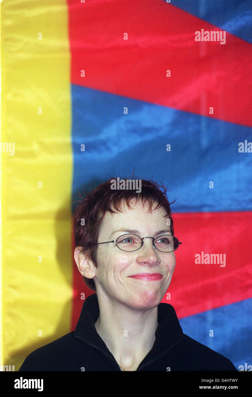 Annie Lennox, former singer with 'the Eurythmics', attends a news ...