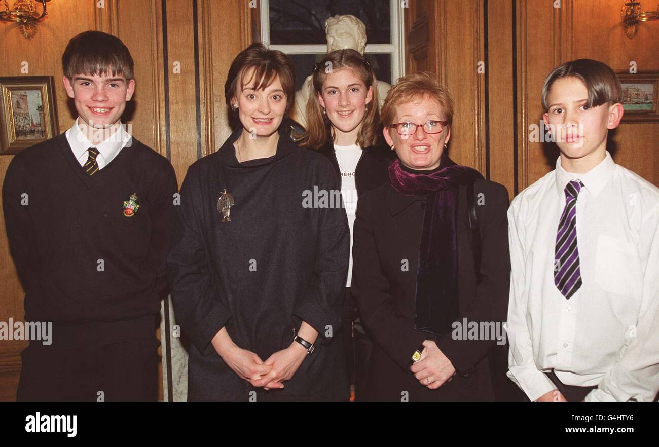 Lorna Fitzsimons (2nd R), Labour MP for Rochdale, with local children ...