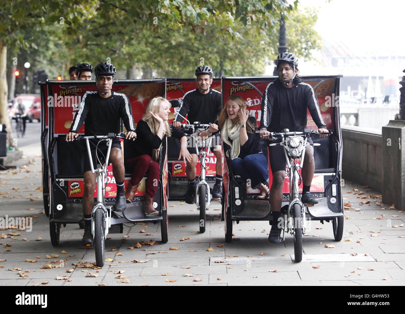 Free Rickshaw rides Stock Photo - Alamy