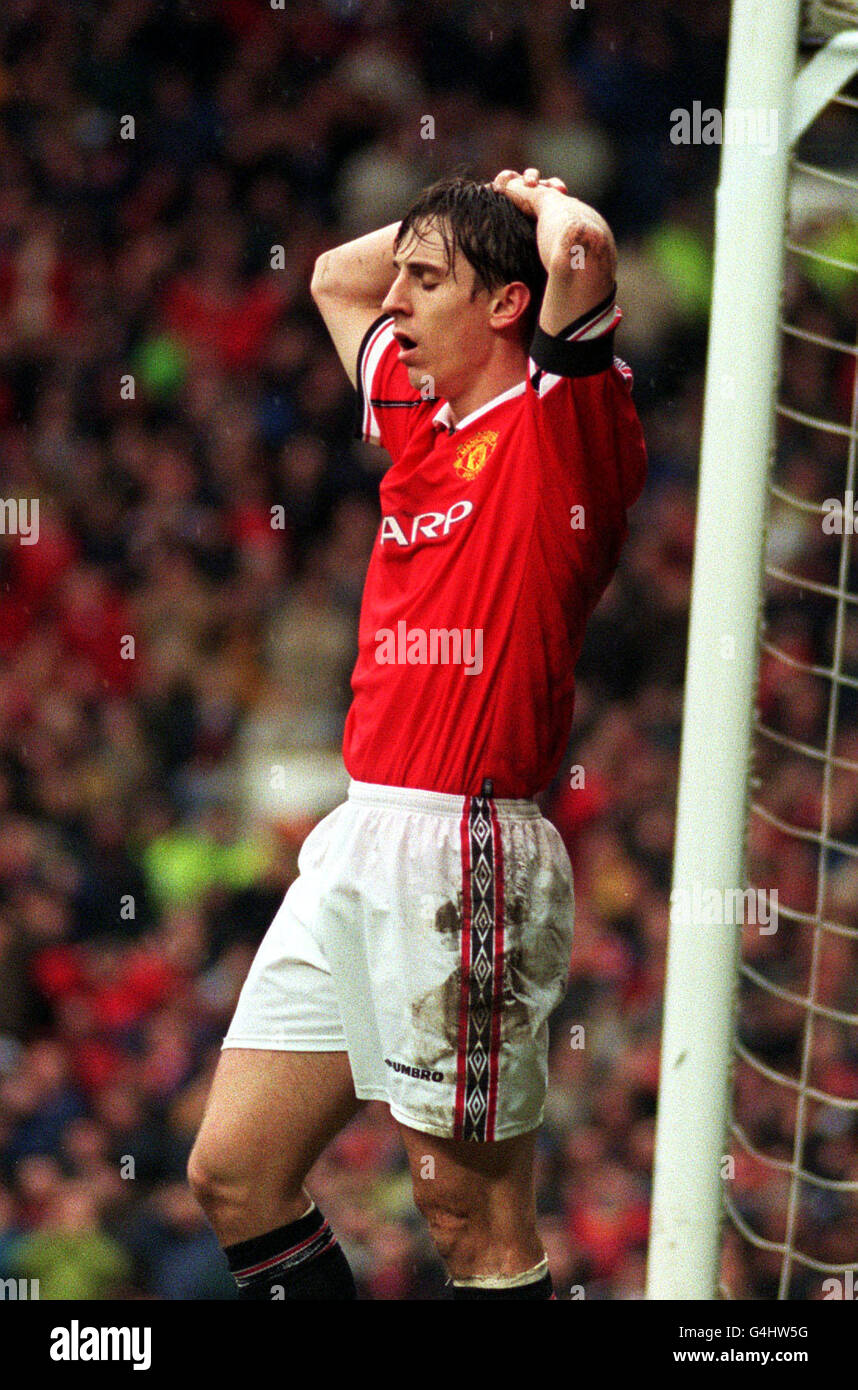 Football action profile hands on head hi-res stock photography and ...