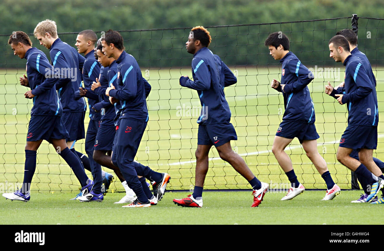 Arsenal fc training hi-res stock photography and images - Alamy