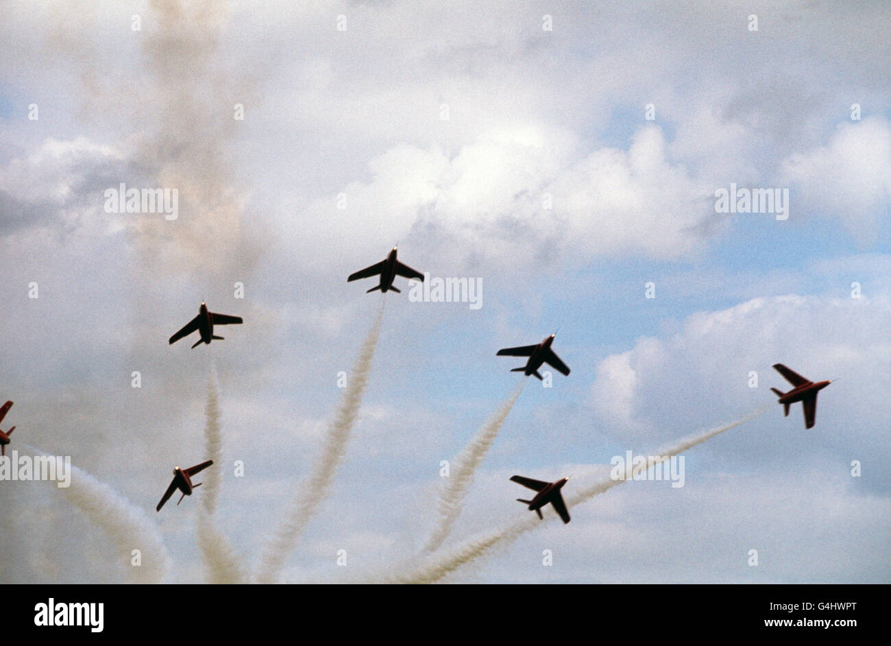 Queen elizabeth ii at the royal review of the royal air force, at raf ...