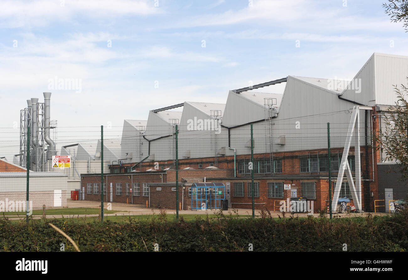 A general view of the BAE Systems plant in Brough, Hull Stock Photo - Alamy
