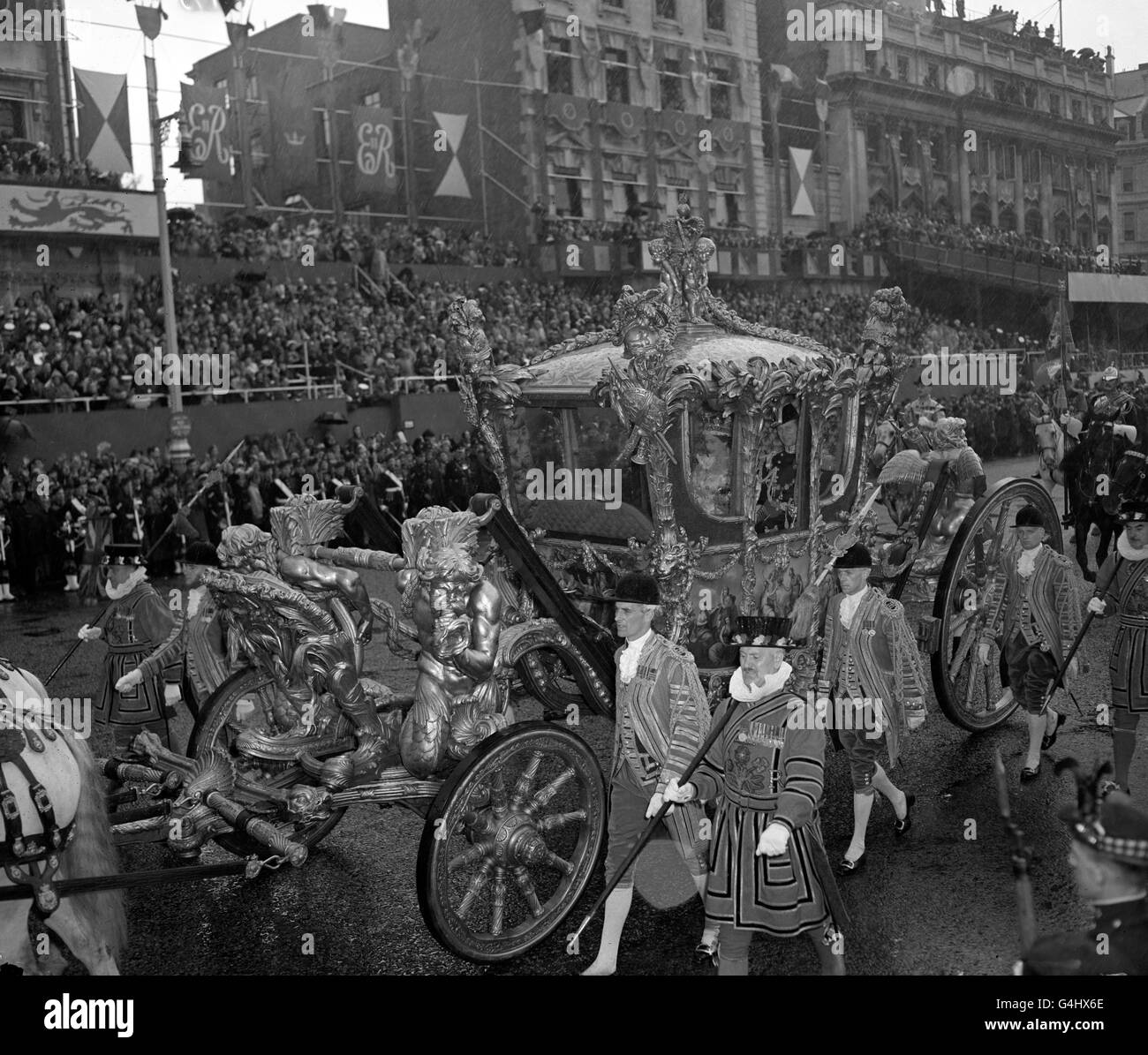 Royalty - Coronation of Queen Elizabeth II - London Stock Photo - Alamy
